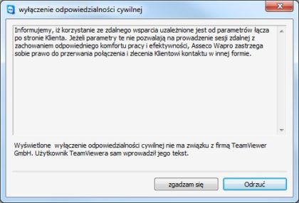 Pomoc zdalna - WAPRO ERP Pomoc