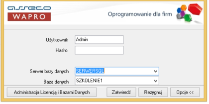 WAPRO Gang – Szybki start (1) Uruchomienie programu - WAPRO ERP Pomoc
