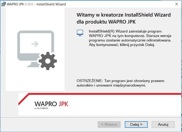 Jak pobrać i zainstalować program WAPRO JPK - WAPRO ERP Pomoc