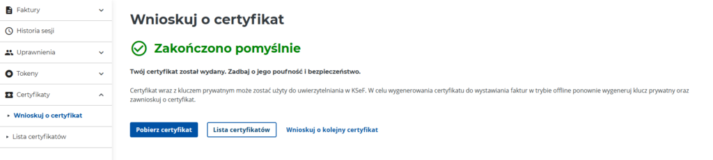 Jak wygenerować certyfikat KSeF – kompleksowy przewodnik krok po kroku ...